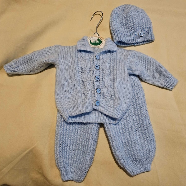 Baby Knitting Pattern, Pdf Download for Newborn Baby Boys or Girls ...