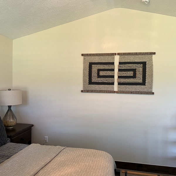 Hand Woven Wall Hanging | Handmade Tapestry | Weaving | Boho Decor | Handwoven Art | 100% ...