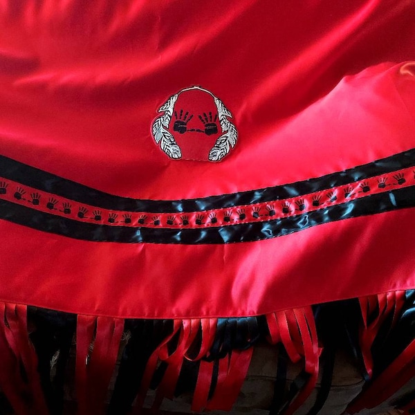 Embroidered MMIW Ribbon Shawl - Etsy