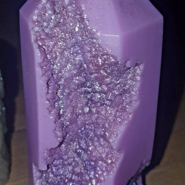 Geode Crystal 3D Silicone Mold, Candle Mould, Resin, Soap, Plaster ...