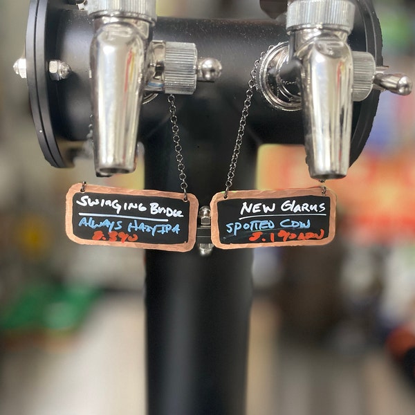 Copper Chalkboard ID Tag for Your Beer or Beverage Faucet - Great Guy's ...
