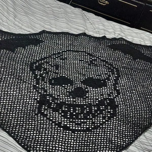 Filet 'tree of Life' Crochet Chart Pattern for Shawl/wrap/wall Hanging ...