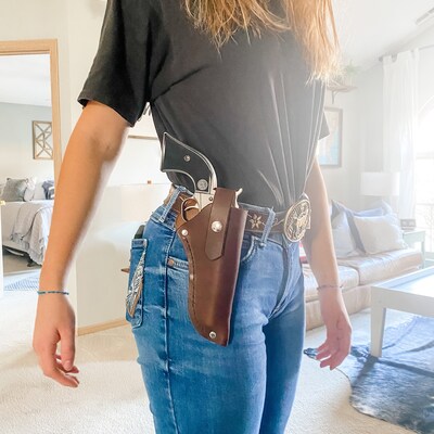 Revolver .22lr Holster Ruger Wrangler Heritage Rough Rider Hand Crafted ...