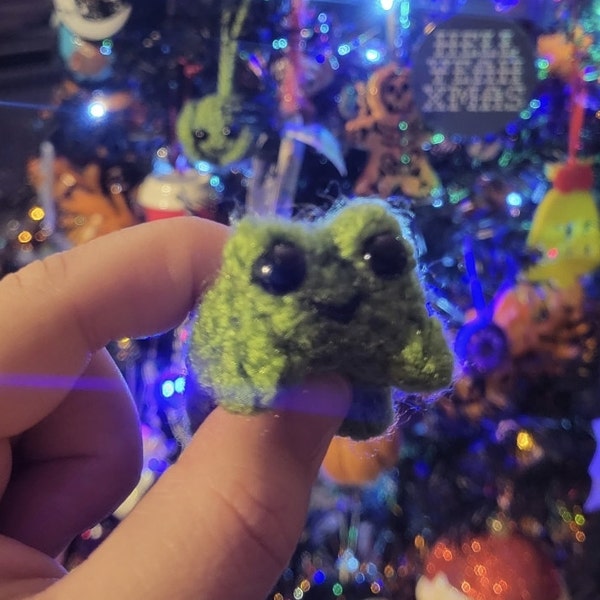 No-sew Crochet Mini Stackable Frogs PDF PATTERN | Chunky Frogs Pattern ...