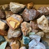 3 POUNDS of TUMBLING ROUGH Includes: Rocks for Tumbling Mixed Agate's ...