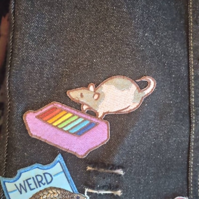 Smiling Friends Charlie and Pim Mini Iron-on Embroidery Patches - Etsy