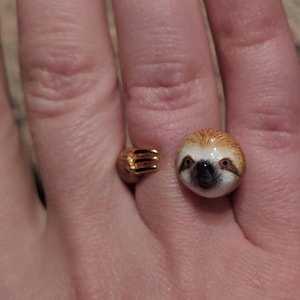 Koala ringhugging koala ringanimal jewellery marylou | Etsy