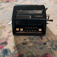 FACİT C1-13 Mechanical Working Calculator, Vintage Calculator, Antique ...