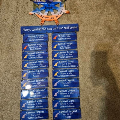 Personalized Carnival Cruise Duck Tags: Carnival Cruise Sign and Sail ...