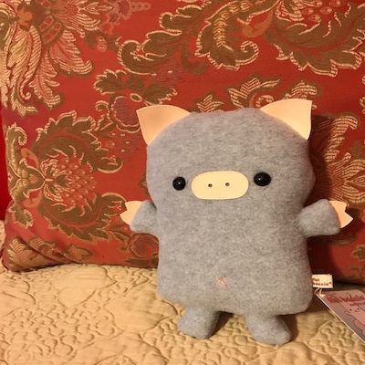 Pig Stuffed Animal, Plush Pig Plush, Cute Piggy Soft Toy Doll, Handmade ...