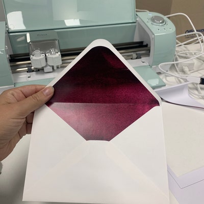 A7 Envelope Liner Template, Printable Envelope Liners, Wedding Envelope ...