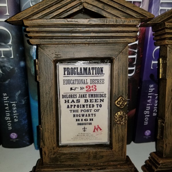 Dolores Umbridge's Proclamation Decree- Inspired by Harry Potter - Etsy