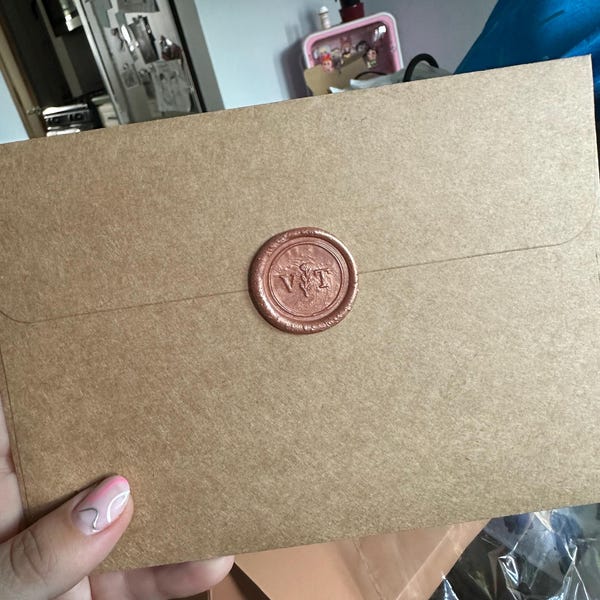 Custom Wax Seal Logo Stickers,40 Logo Series Designs,handmade Self ...