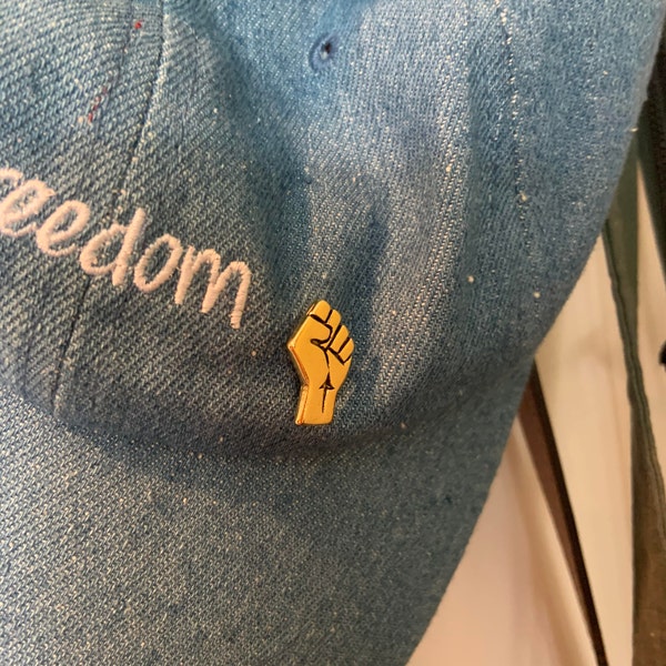 Civil Rights Gold Dipped Pewter Lapel Pin- CC653G- Civil Rights, Black ...