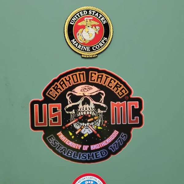 USMC Vinyl Sticker - Etsy