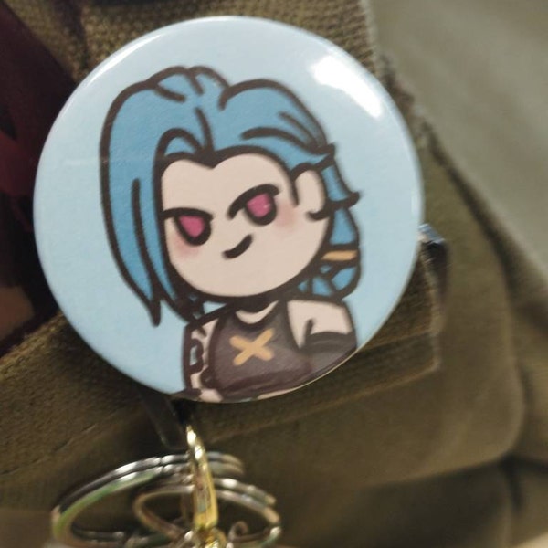 Arcane Chibi Badges - Vi, Jinx, Vander, Silco, Ekko, Sevika, Caitlyn ...