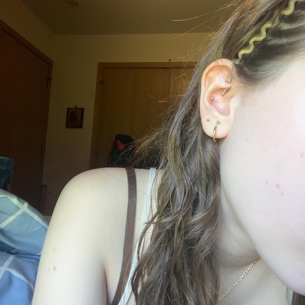 16G CZ Butterfly Septum Ring/cartilage Earrings/helix Ring/tragus ...