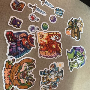 TASTE BUDS Die Cut Sticker Set - Etsy