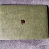 Army Green Leather Laptop Case Vegan Leather Case MacBook Pro 13 Pro 15 ...