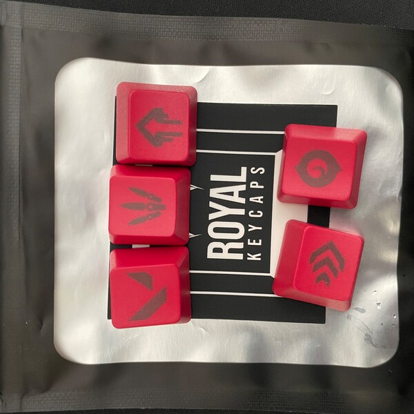 Valorant Agent Ability Keycap Set, Artisan Keycaps, Custom Keys for ...