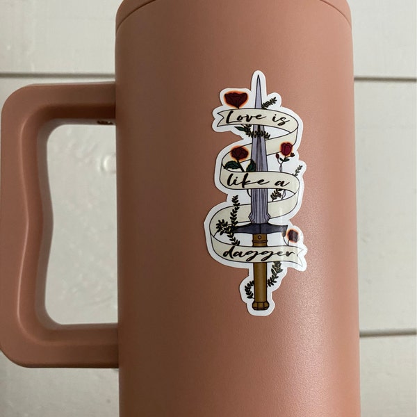 Spilled Ink Drip Writer Quote Waterproof Vinyl Sticker | Gifts for ...