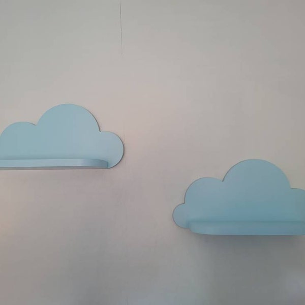 Set of 3 Cloud Shelf, Cloud Shelf, Shelf for Baby, Nursery Wall Decor ...