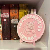 Library Sign Book Decor Bookish Conversation Hearts Valentines Day ...