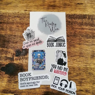 Bookish Mini Sticker Surprise Pack - Etsy