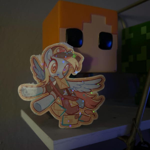 Mail Pony Vinyl Sticker - Etsy