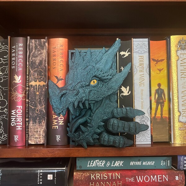Dragon Book Nook 3D Printed Choose Color Fantasy Horror Book Shelf ...