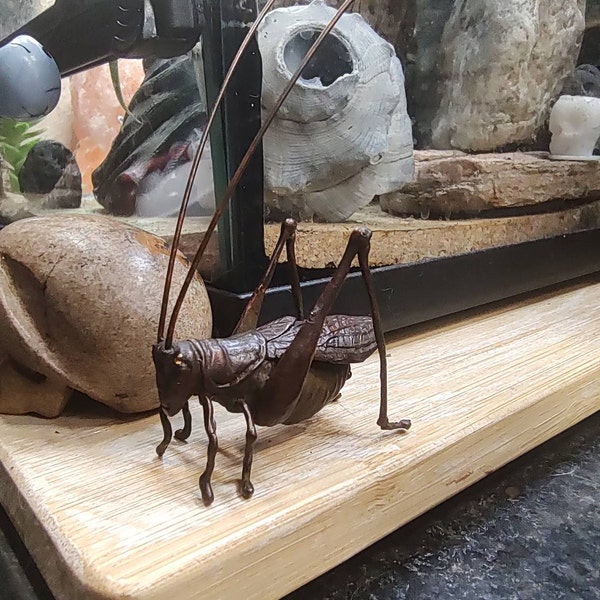 Handmade Copper Grasshopper Figurine, Small Ornament Tea Pet - Etsy