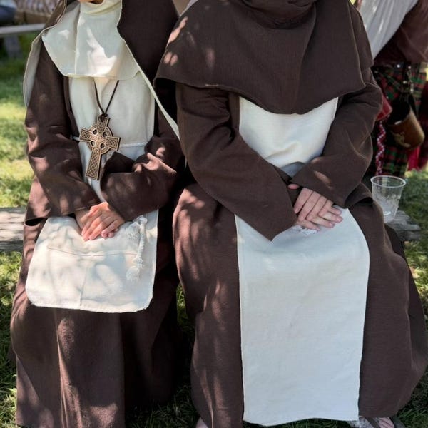 Franciscan Nun Costume – Authentic Medieval Habit for Reenactments ...