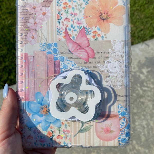 Spring Kindle Insert/ Book Lovers/ E-reader/ Bookish/ Card Stock/ Books ...