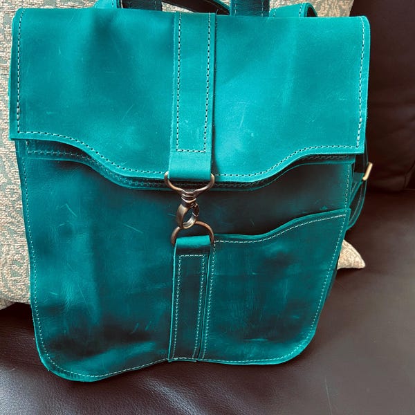 Handmade Leather Backpack Women,leather Backpack Woman,laptop Backpack ...