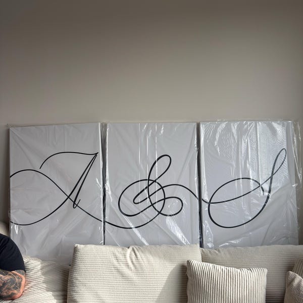 Custom Calligraphy Print Framed, Unframed, Postcard, Printable ...