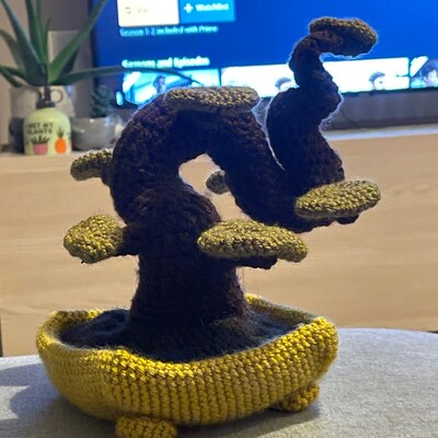 Bonsai Tree Crochet Pattern, Bonsai Tree Amigurumi, Bonsai Amigurumi ...