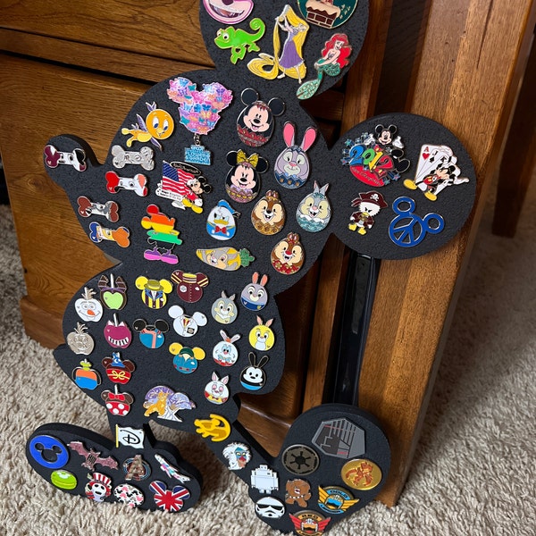 Mickey Full Body Pin Board, Mickey Black Pin Board, Mickey Full Body ...