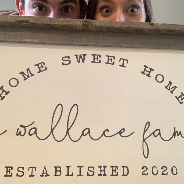 Housewarming Gift, Home Sweet Home Sign, Home Sweet Home, Wood Home ...