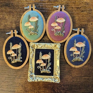Custom Fungi/mushroom Embroidery and Home Decor - Etsy