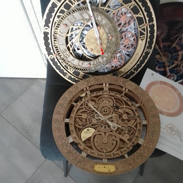 Hand Assembled Unique Astronomical Clock - a Luxury Gift With Steampunk ...