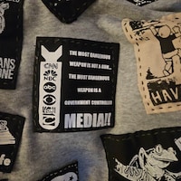 Leftover Crack Patch DIY Anarcho Crust Punk Citizen Fish Star Hipsters ...