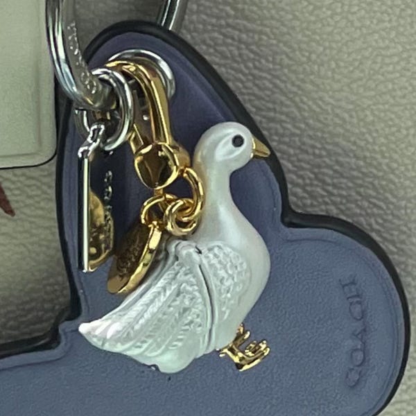 Juicy Couture White Goose Charm - Etsy