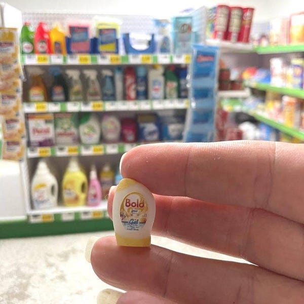 1:12 Laundry Pod Box Persil,bold,ariel,surf - Etsy UK