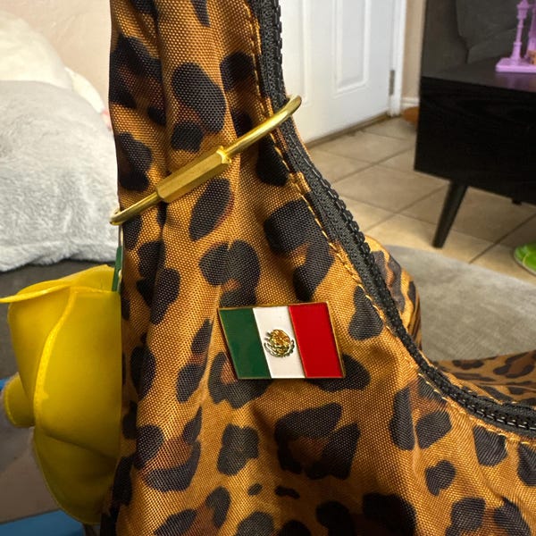 Mexico Pin - Mexican Flag Cast Metal Enamel Rubber Backing 1.25" - Etsy