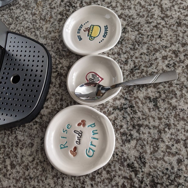 But First Coffee Spoon Rest | Funny Spoon Rest | Spoon Holder for Stove ...