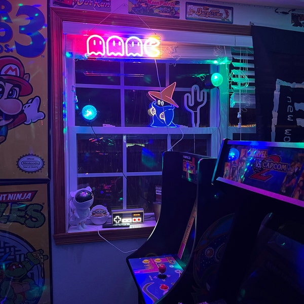 Black Mage LED Sign: Final Fantasy Inspired Neon Light - Etsy