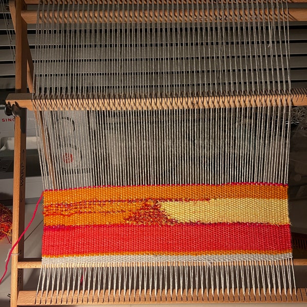 Huge Professional Weaving Loom Kit With Adjustable Stand (89 Cm X 87 Cm ...