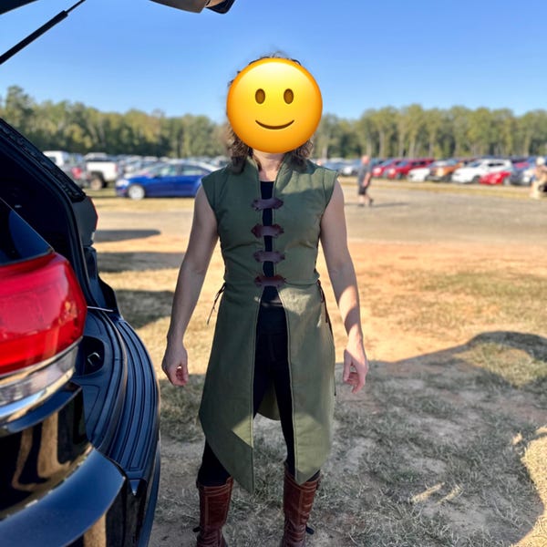 Tabard Sewing Pattern, Female Medieval Surcoat, XXS - XXL, Sideless ...