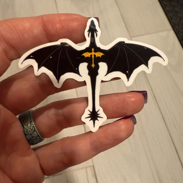 Sticker Fourth Wing Fantasy Sticker Bookish Sticker Booktok Gift for ...