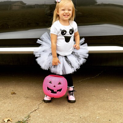 Ghost Costume, Ghost Outfit, Ghost Tutu Dress, Halloween Tutu ...